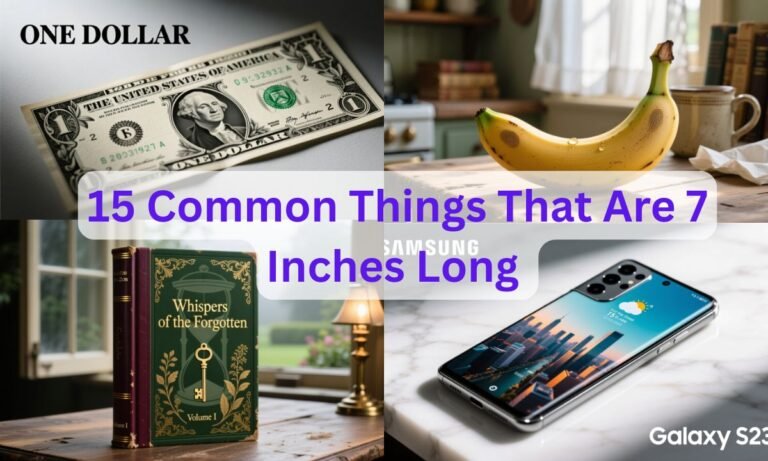 15 Common Things That Are 7 Inches Long