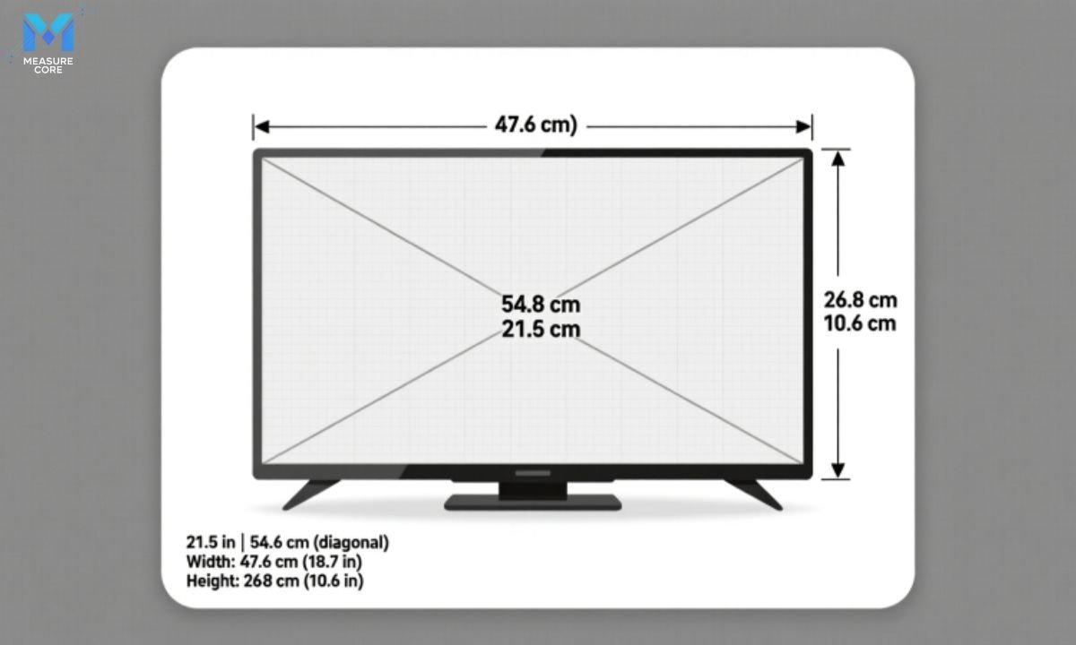 TV Sizes in Centimeters and Inches