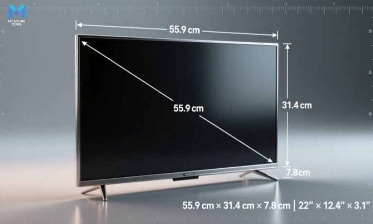 TV Sizes in Centimeters and Inches