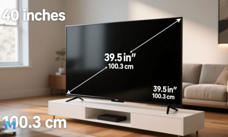 TV Sizes in Centimeters and Inches