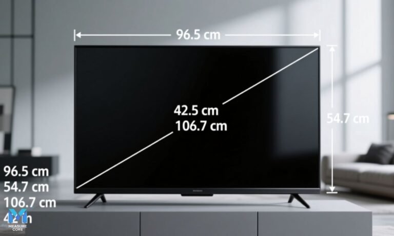TV Sizes in Centimeters and Inches