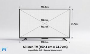 TV Sizes in Centimeters and Inches