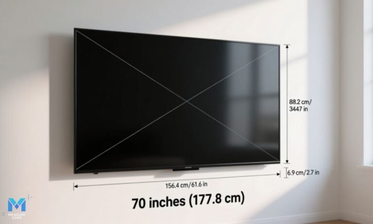 TV Sizes in Centimeters and Inches