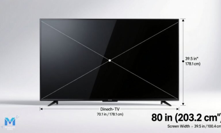 TV Sizes in Centimeters and Inches