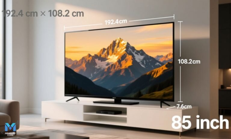 TV Sizes in Centimeters and Inches