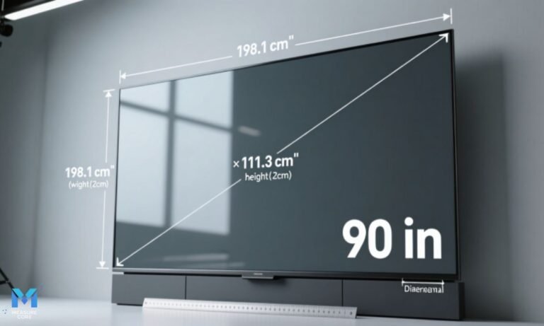 TV Sizes in Centimeters and Inches