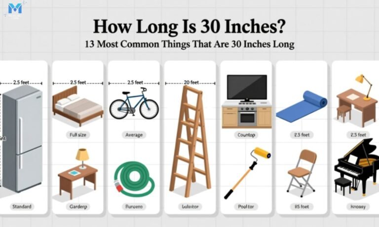 How Long Is 30 Inches? 13 Most Common Things That Are 30 Inches Long