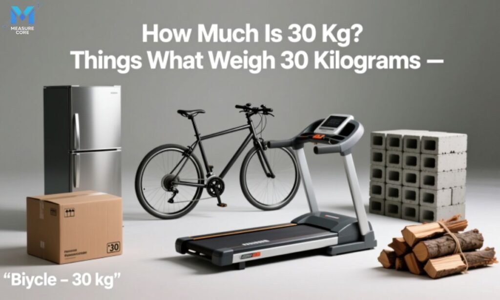 How Much Is 30 kg? Things That Weigh 30 Kilograms