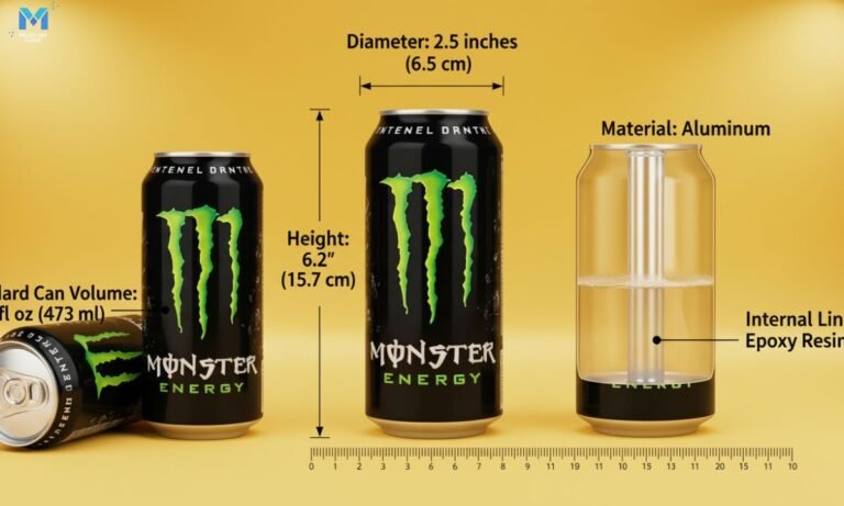 Monster Can Dimensions: Size, Height, Length, Diameter & Everything You ...