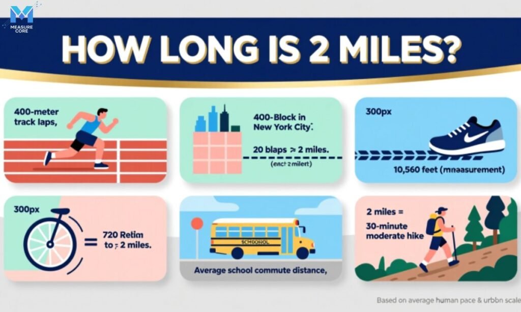 How Long Is 2 Miles? 20 Common Comparisons