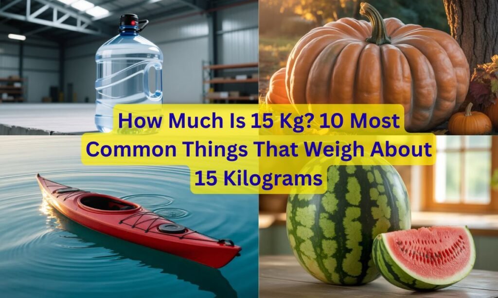 How Much Is 15 Kg? 10 Most Common Things That Weigh About 15 Kilograms