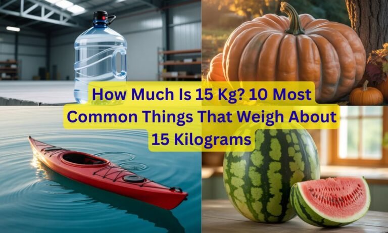 How Much Is 15 Kg? 10 Most Common Things That Weigh About 15 Kilograms