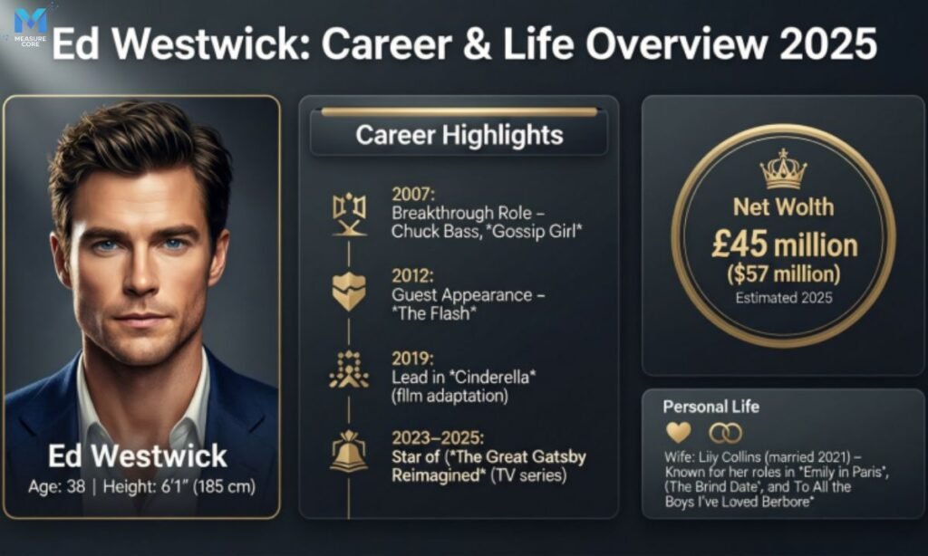 Ed Westwick Height, Age, Wife, Net Worth, Career and Biography 2025